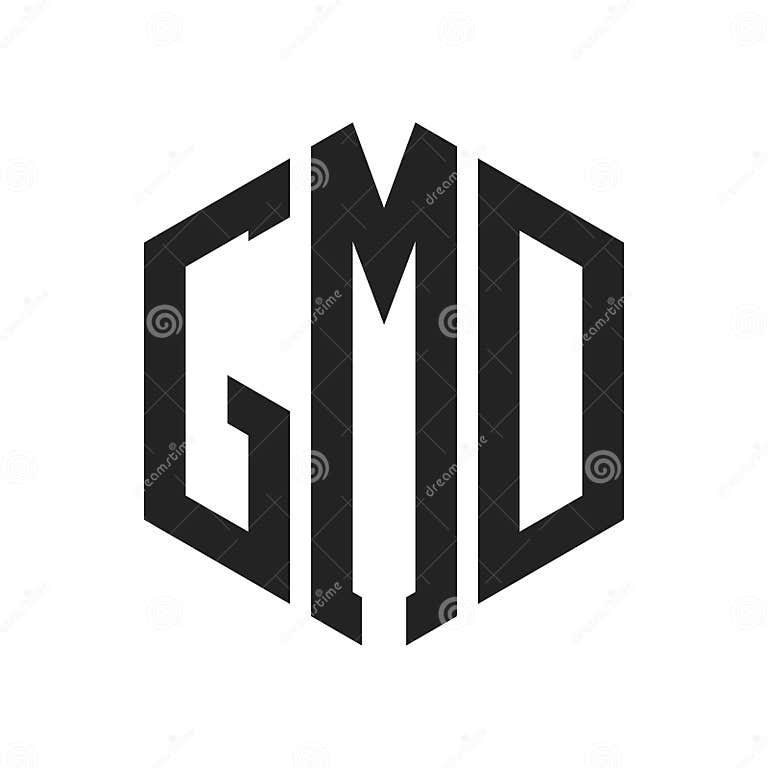 GMD Logo Design. Initial Letter GMD Monogram Logo Using Hexagon Shape ...