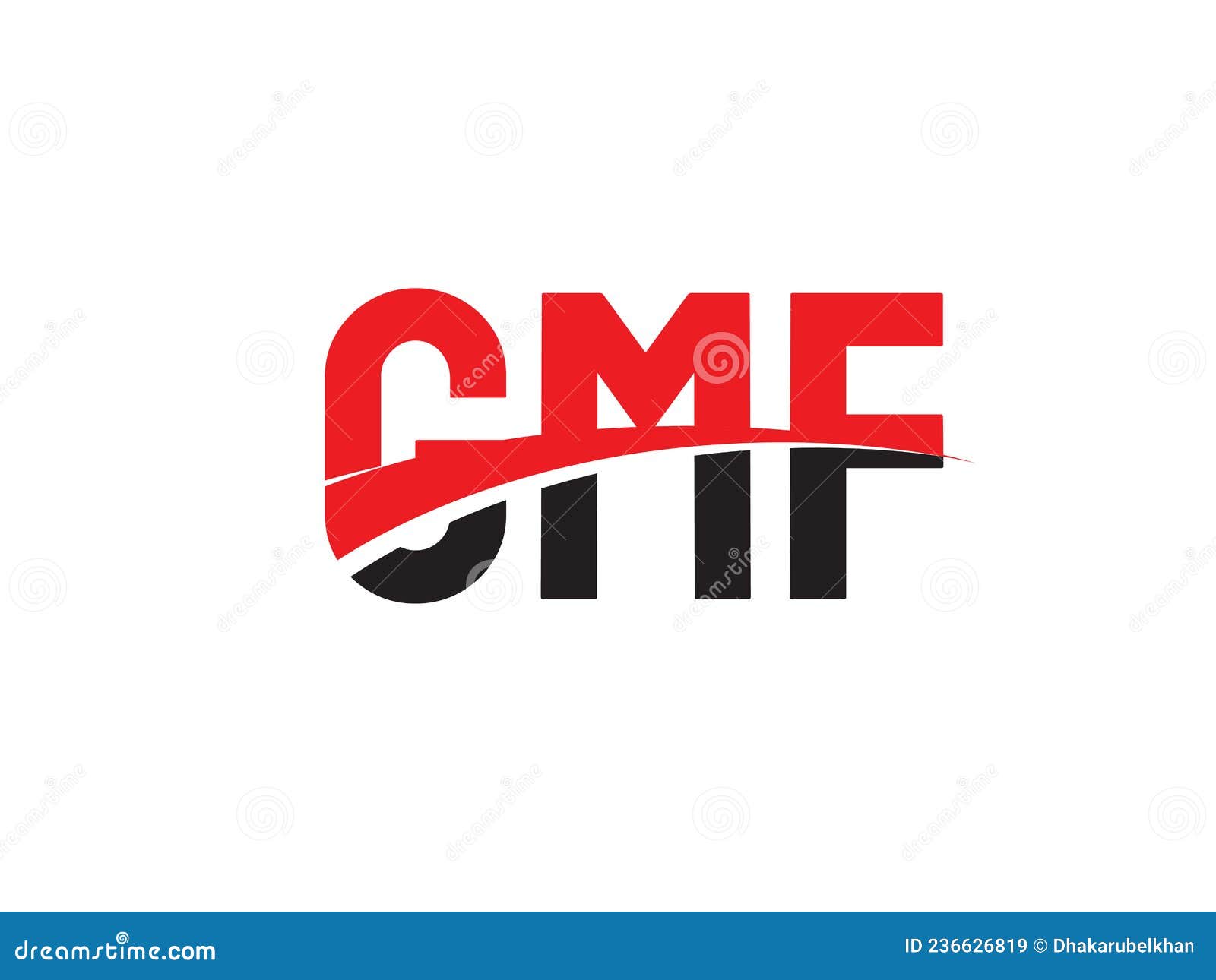 GMF Letter Initial Logo Design Vector Illustration Stock Vector ...