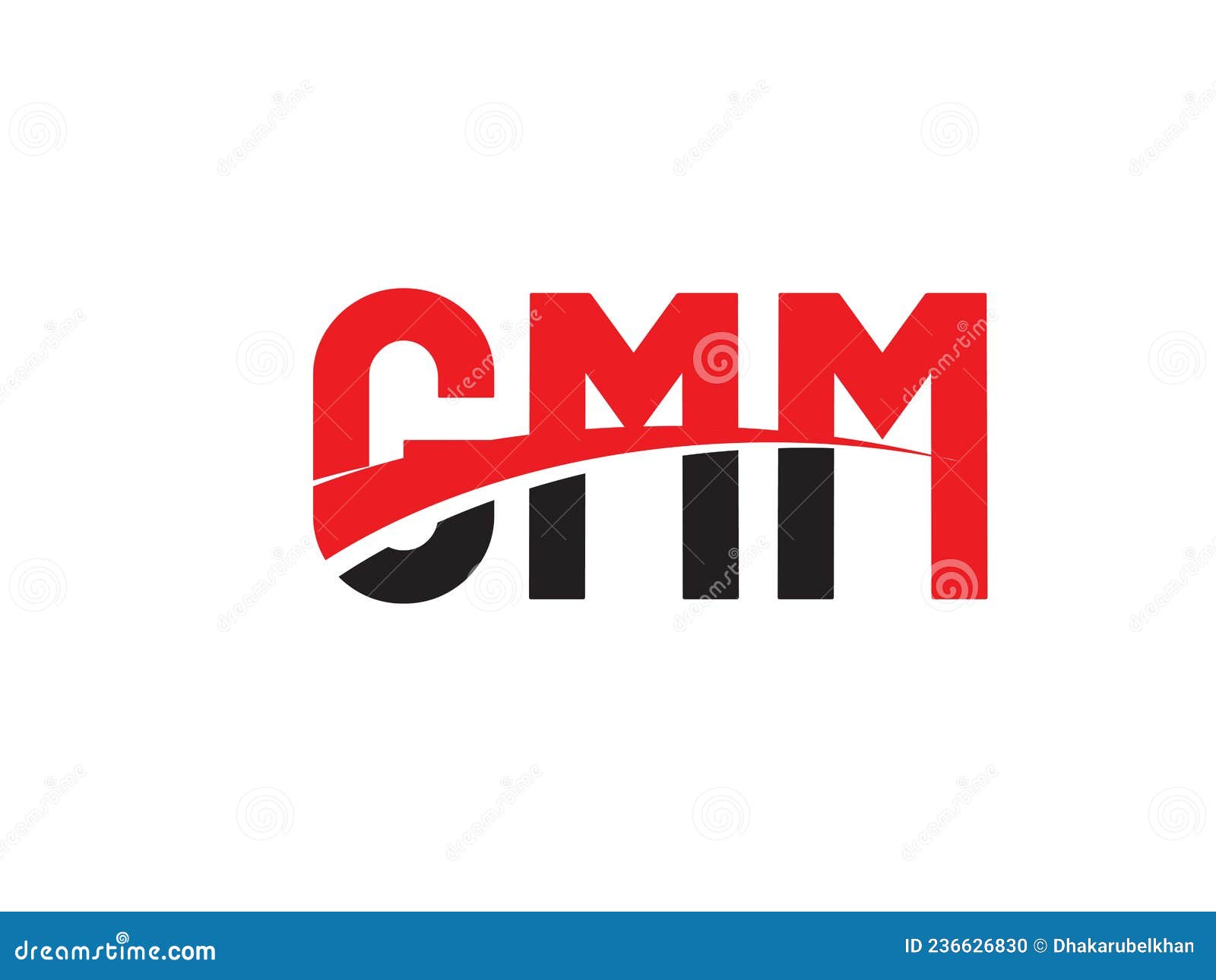 GMM Letter Initial Logo Design Vector Illustration Stock Vector ...
