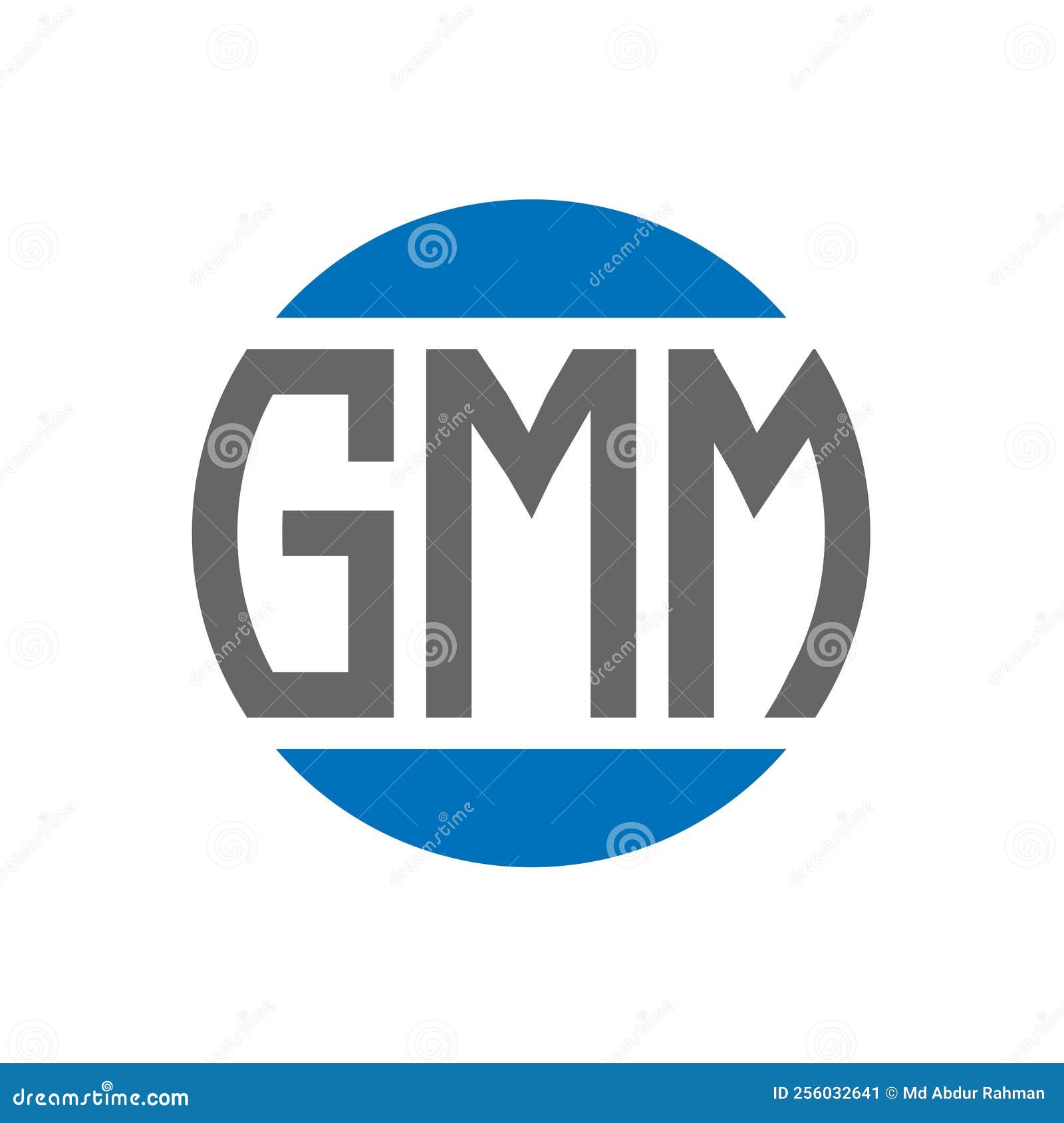 GMM Letter Logo Design on White Background. GMM Creative Initials ...