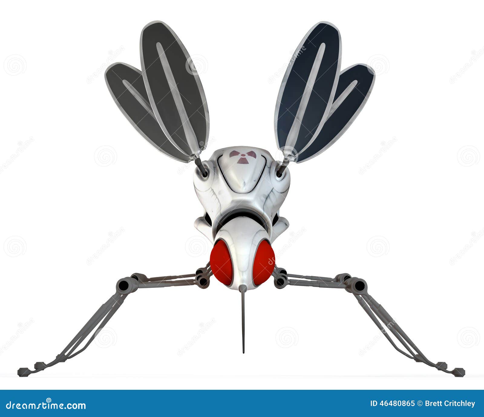 GMO robotic mosquito stock illustration. Illustration of genetically ...