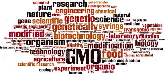 GMO word cloud stock vector. Illustration of scientist - 286494717