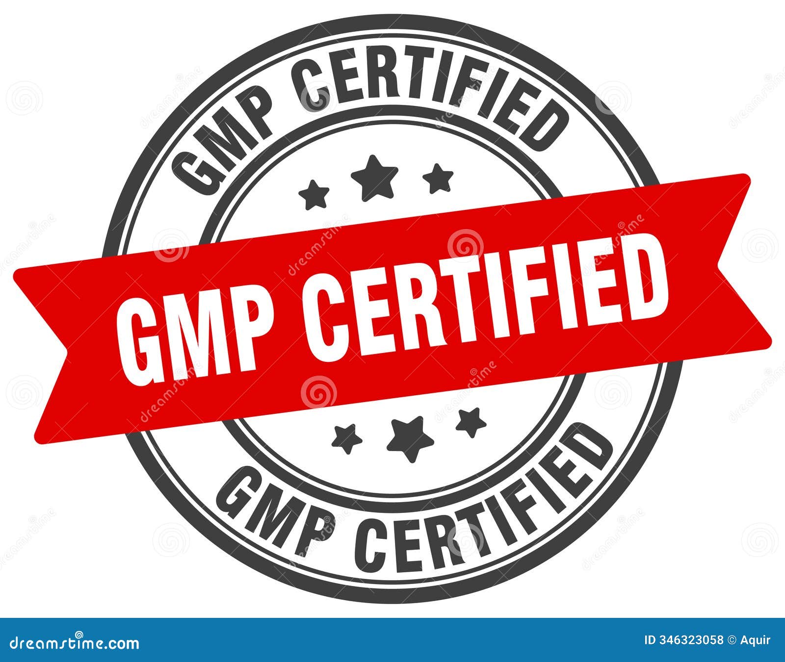 Gmp Certified Stamp. Gmp Certified Label on Transparent Background ...