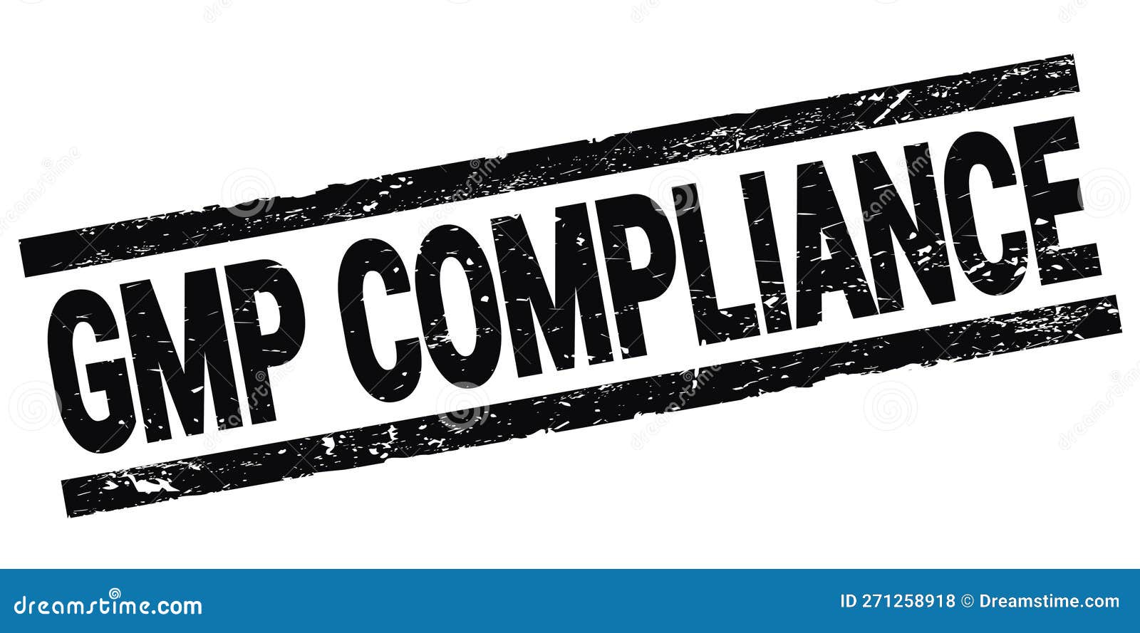GMP COMPLIANCE Text on Black Rectangle Stamp Sign Stock Illustration ...