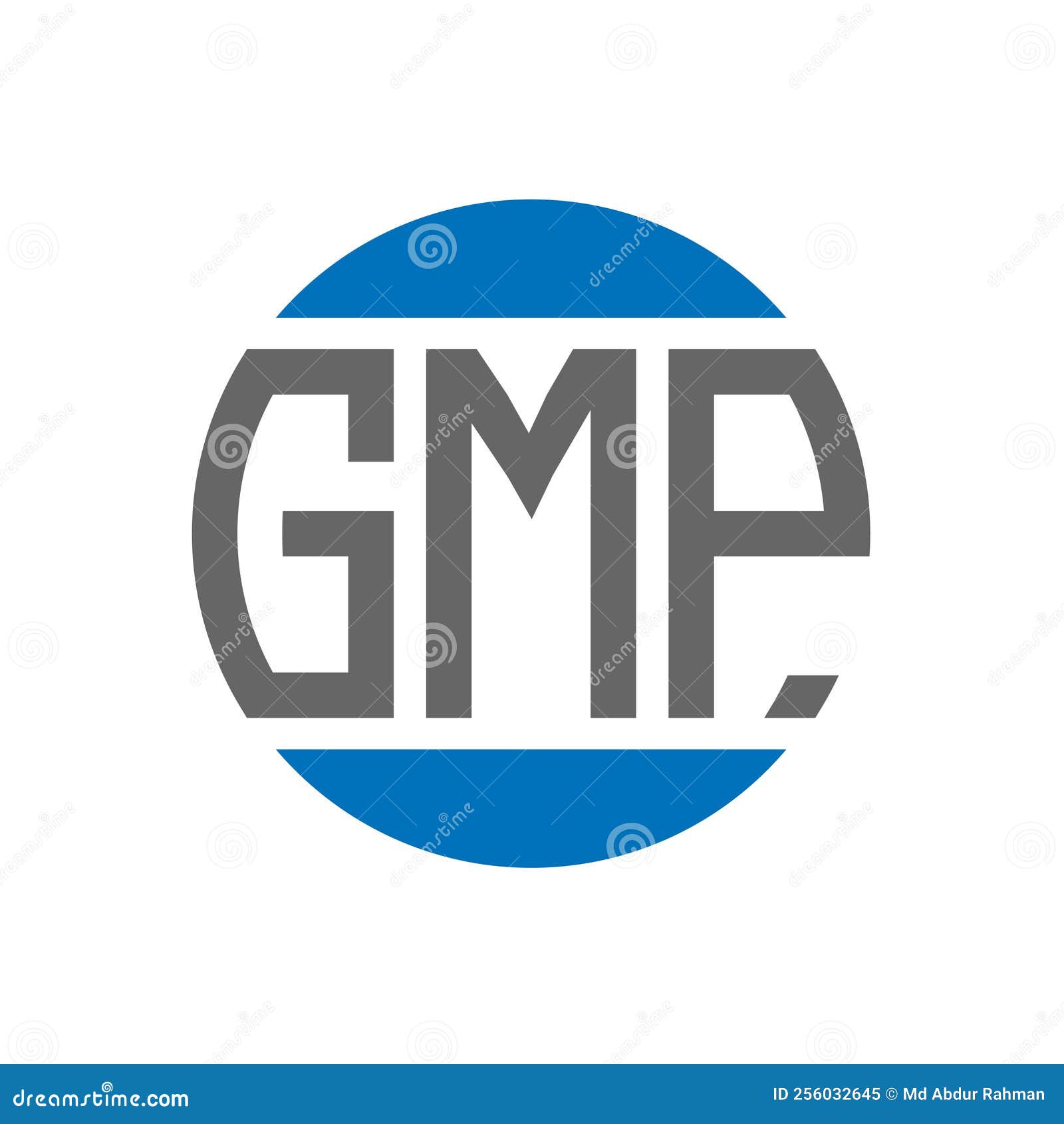 GMP Letter Logo Design on White Background. GMP Creative Initials ...