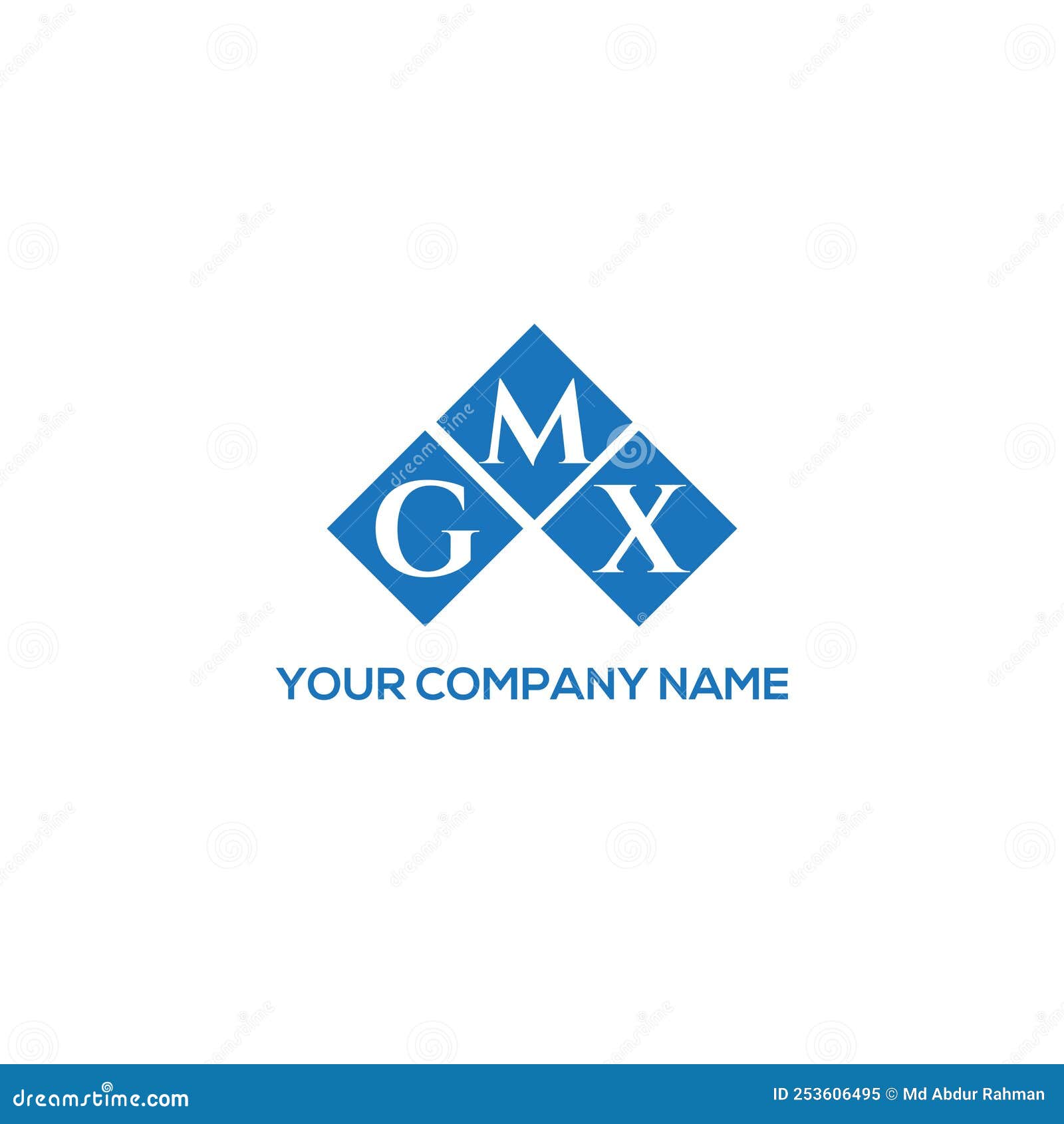 GMX Letter Logo Design on WHITE Background. GMX Creative Initials ...