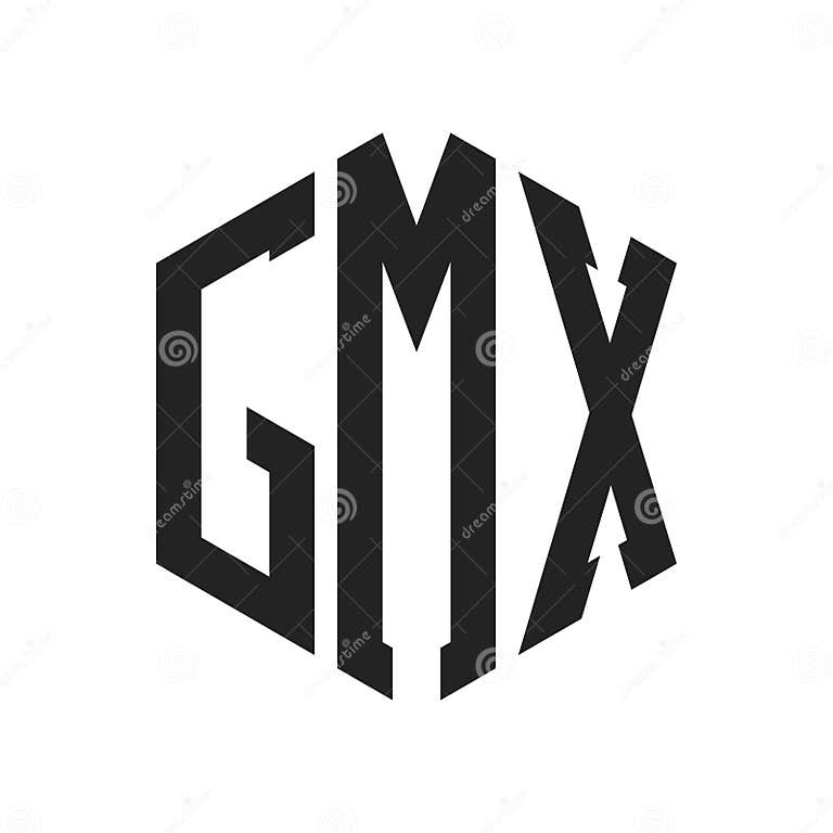 GMX Logo Design. Initial Letter GMX Monogram Logo Using Hexagon Shape ...