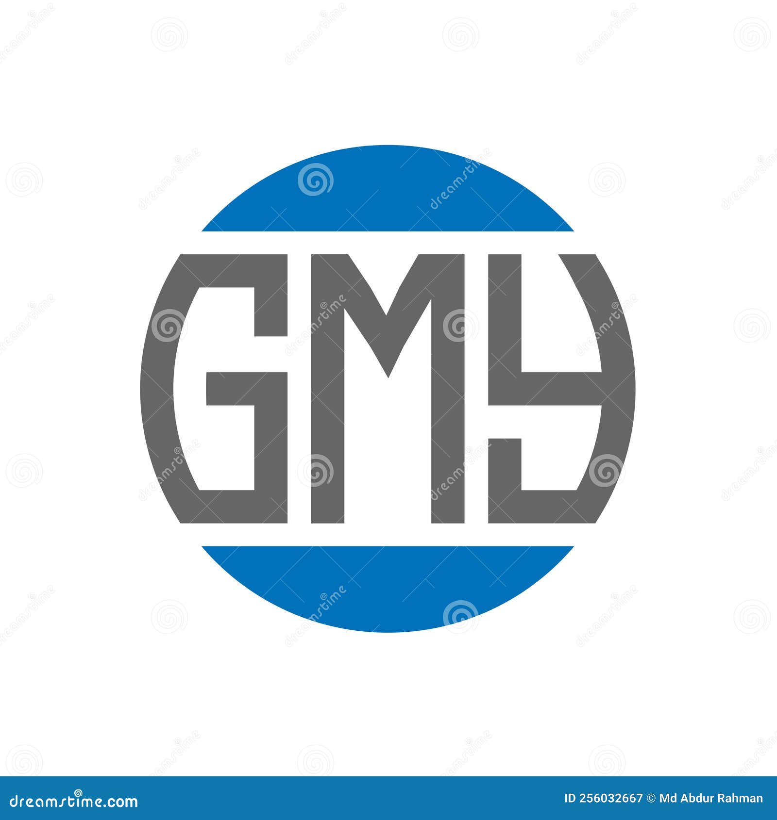 GMY Letter Logo Design on White Background. GMY Creative Initials ...