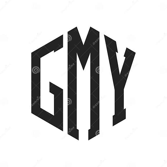 GMY Logo Design. Initial Letter GMY Monogram Logo Using Hexagon Shape ...