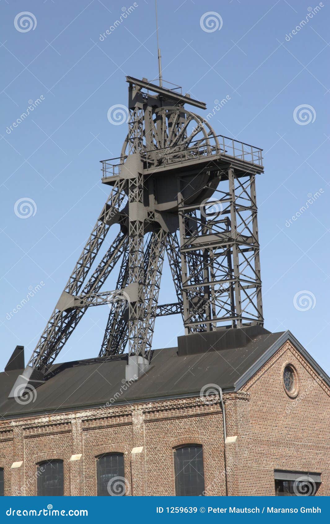 Gneisenau Colliery Shaft, Dortmund 04 Stock Image - Image of ruhr ...