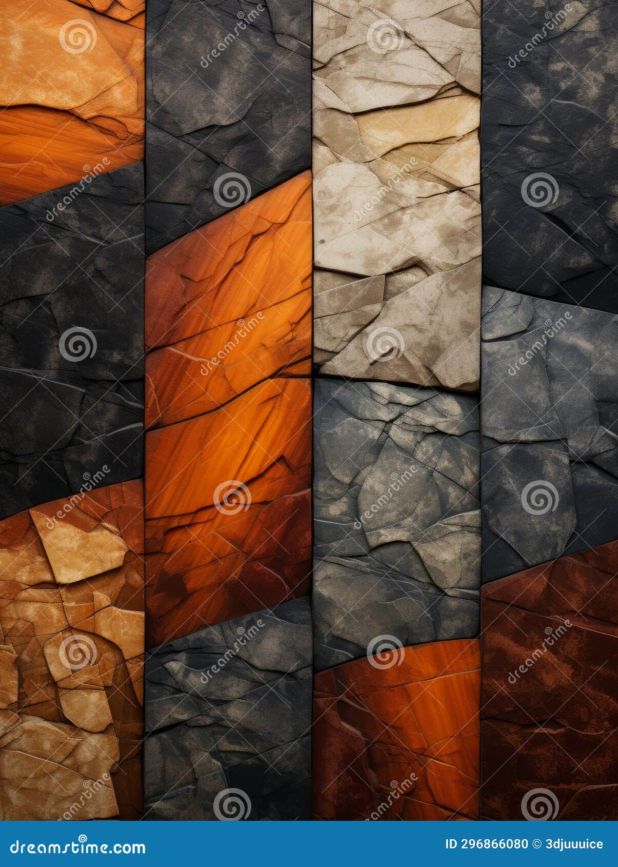 Gneiss Stone Creative Abstract Geometric Texture. Stock Illustration ...