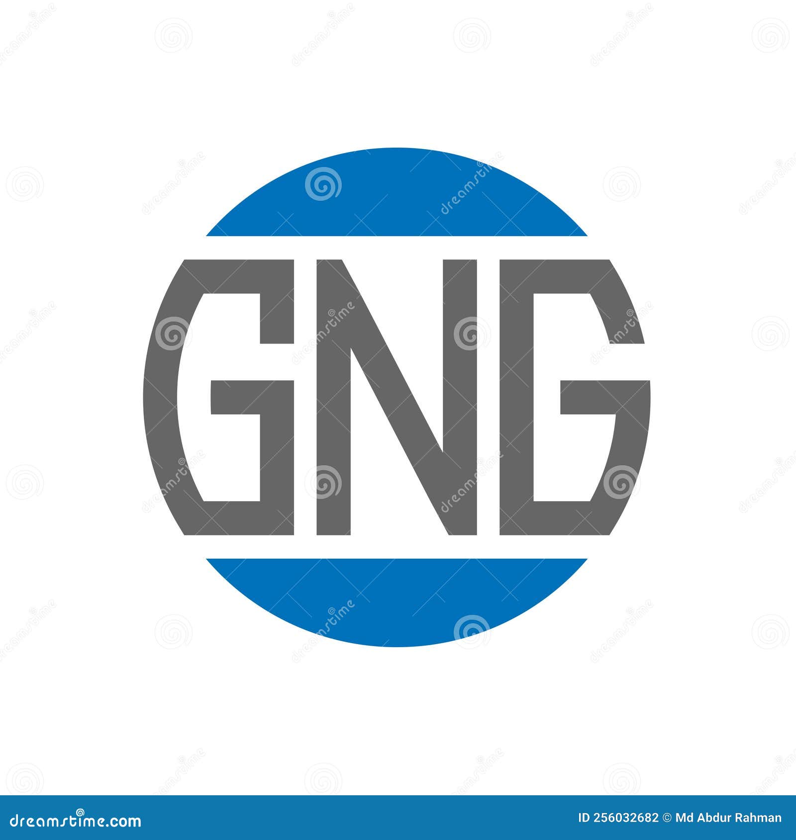 GNG Letter Logo Design On White Background. GNG Creative Initials ...