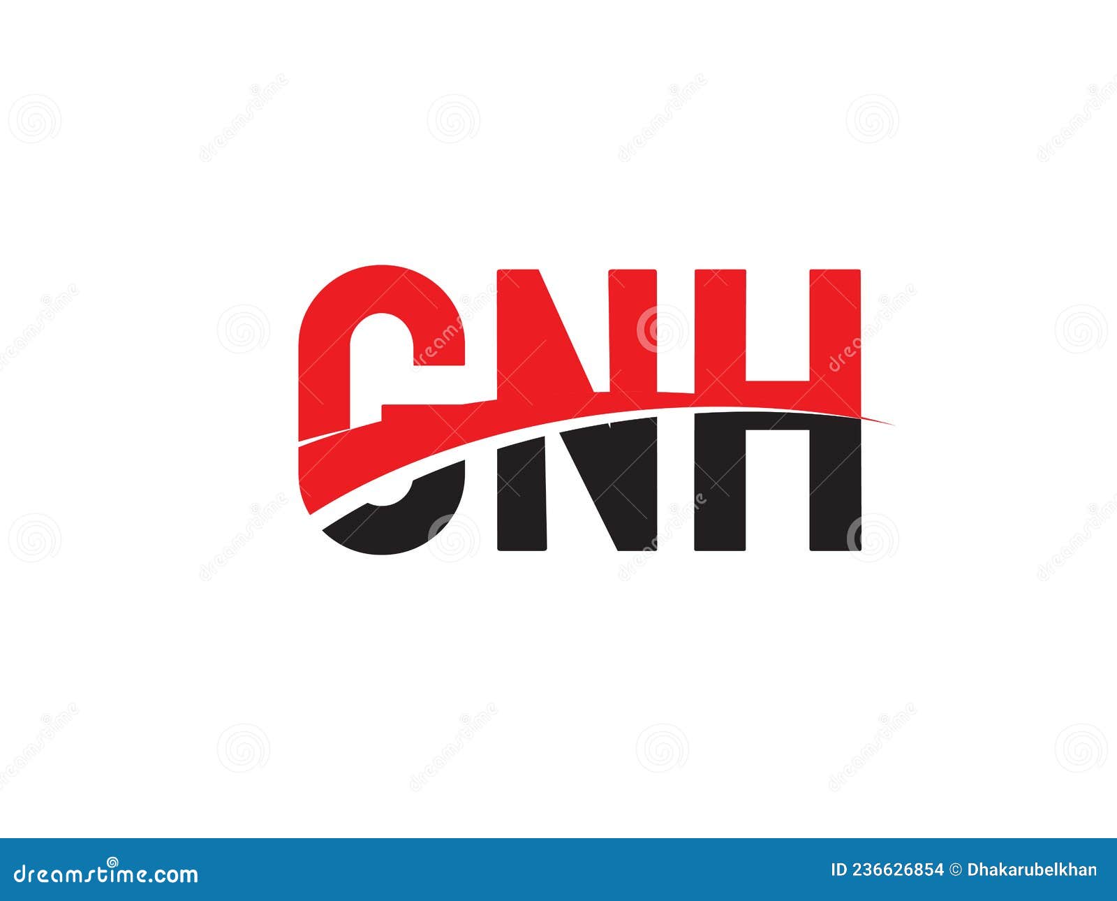 GNH Letter Initial Logo Design Vector Illustration Stock Vector ...