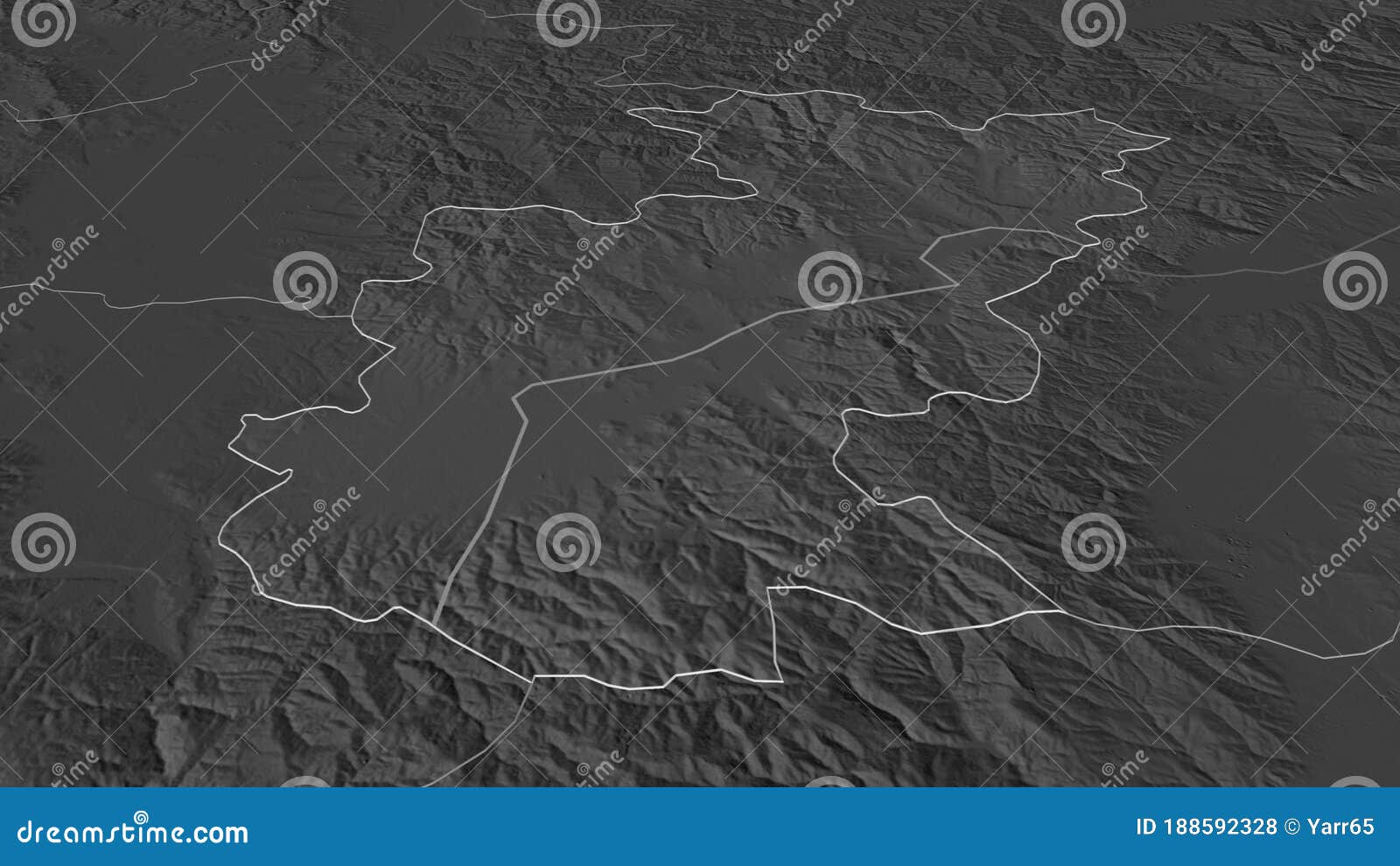 Gnjilane, Kosovo - Outlined. Bilevel Stock Illustration - Illustration ...