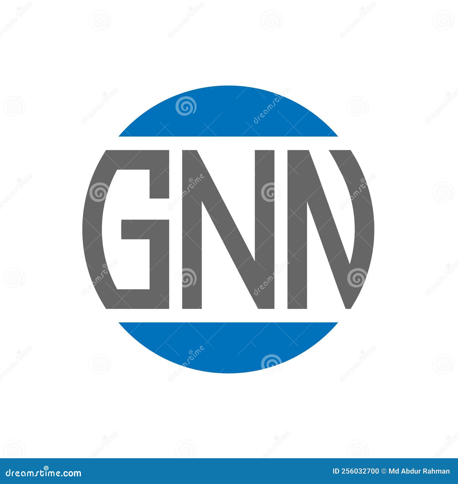 GNN Letter Logo Design on White Background. GNN Creative Initials ...