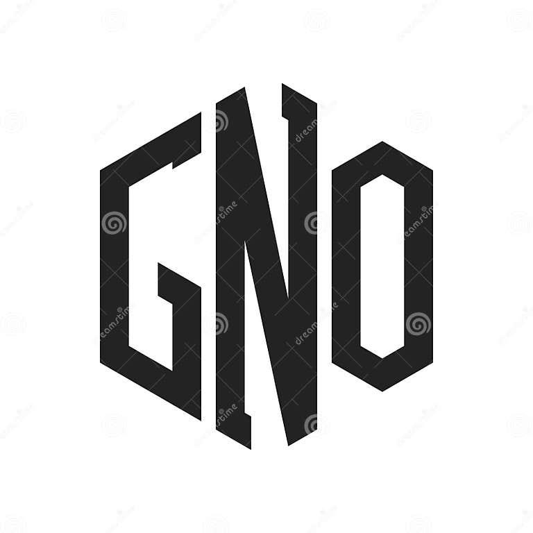 GNO Logo Design. Initial Letter GNO Monogram Logo Using Hexagon Shape ...