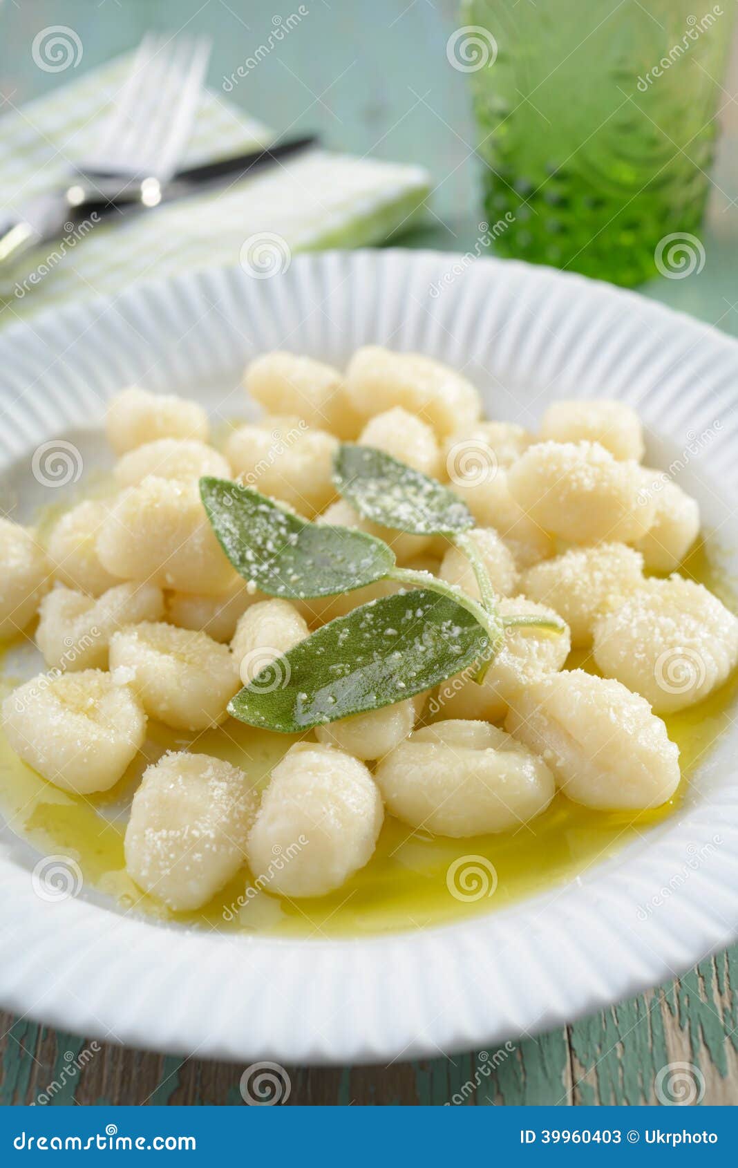 Gnocchi imagen de archivo. Imagen de almuerzo, patata - 39960403