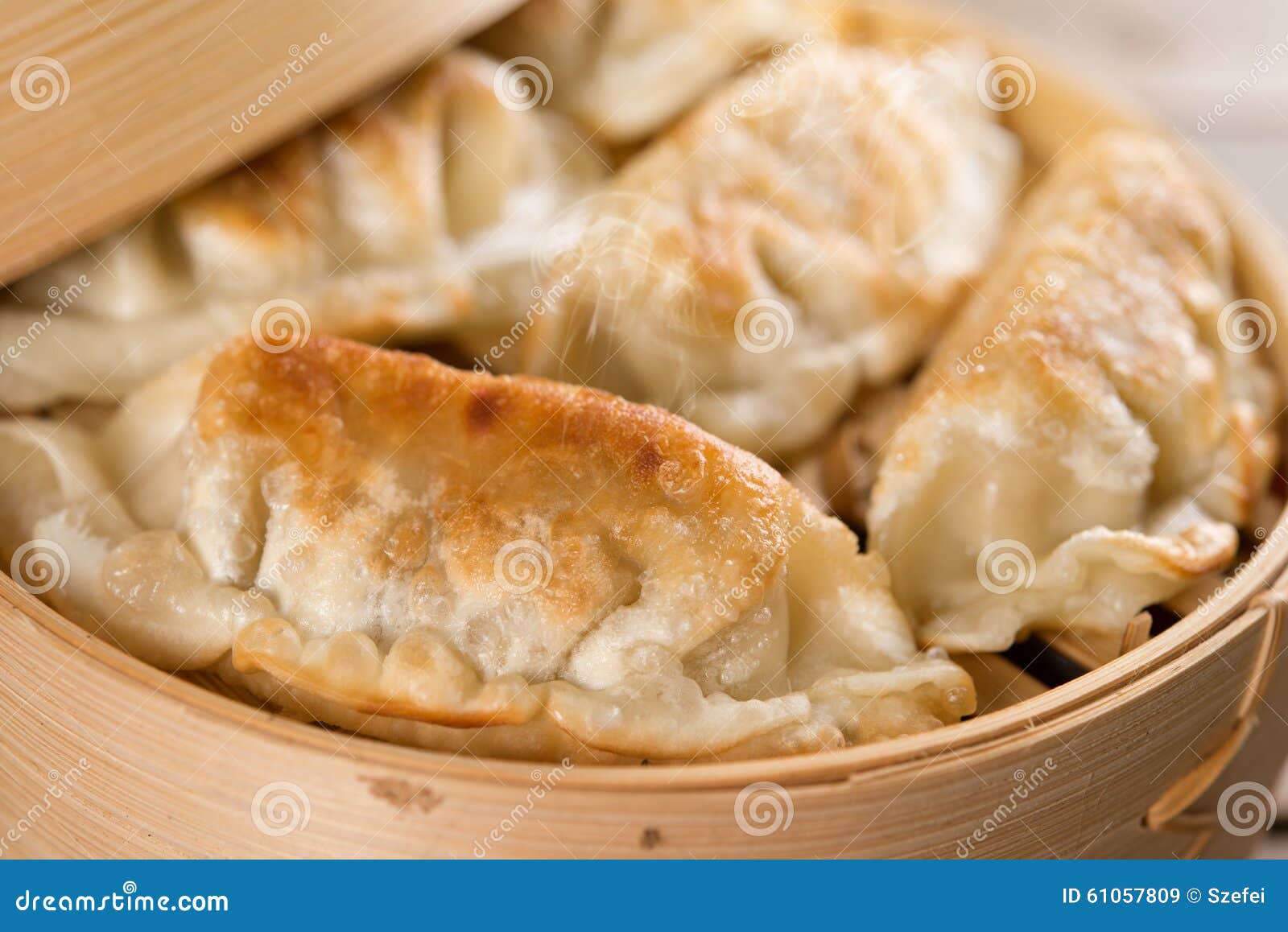 Gnocchi Fritti Dell'alimento Cinese Immagine Stock - Immagine di ...