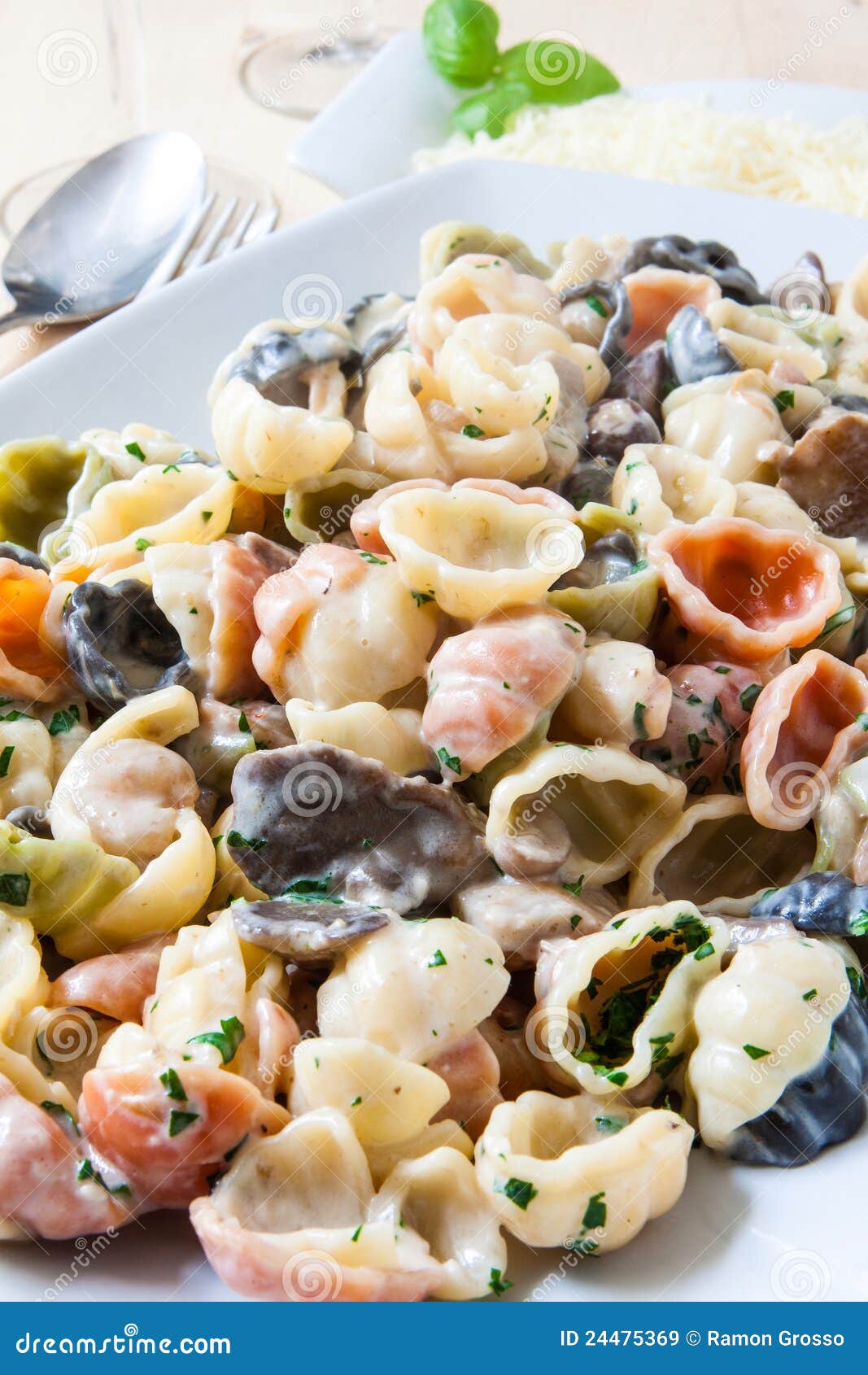 Gnocchi pasta stock image. Image of potato, porcini, boiled - 24475369
