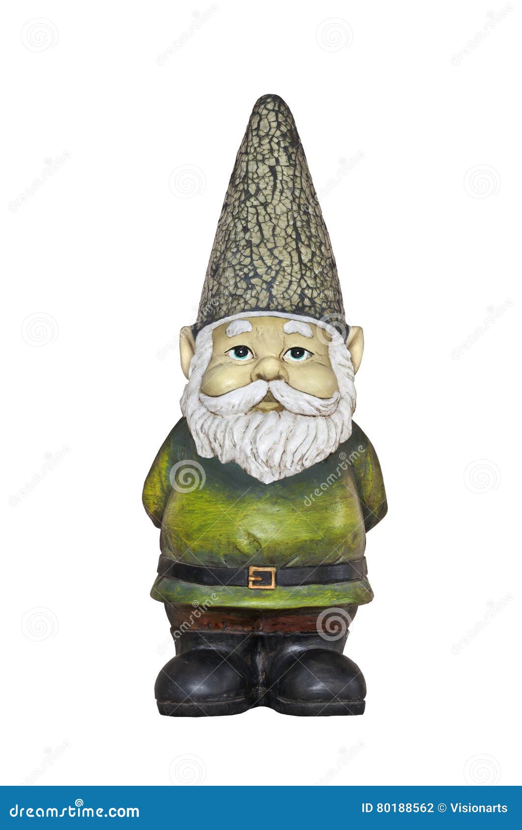 Gnom, Der Mit Grünem Hemd Und Weißem Bart Steht Stockfoto - Bild von ...