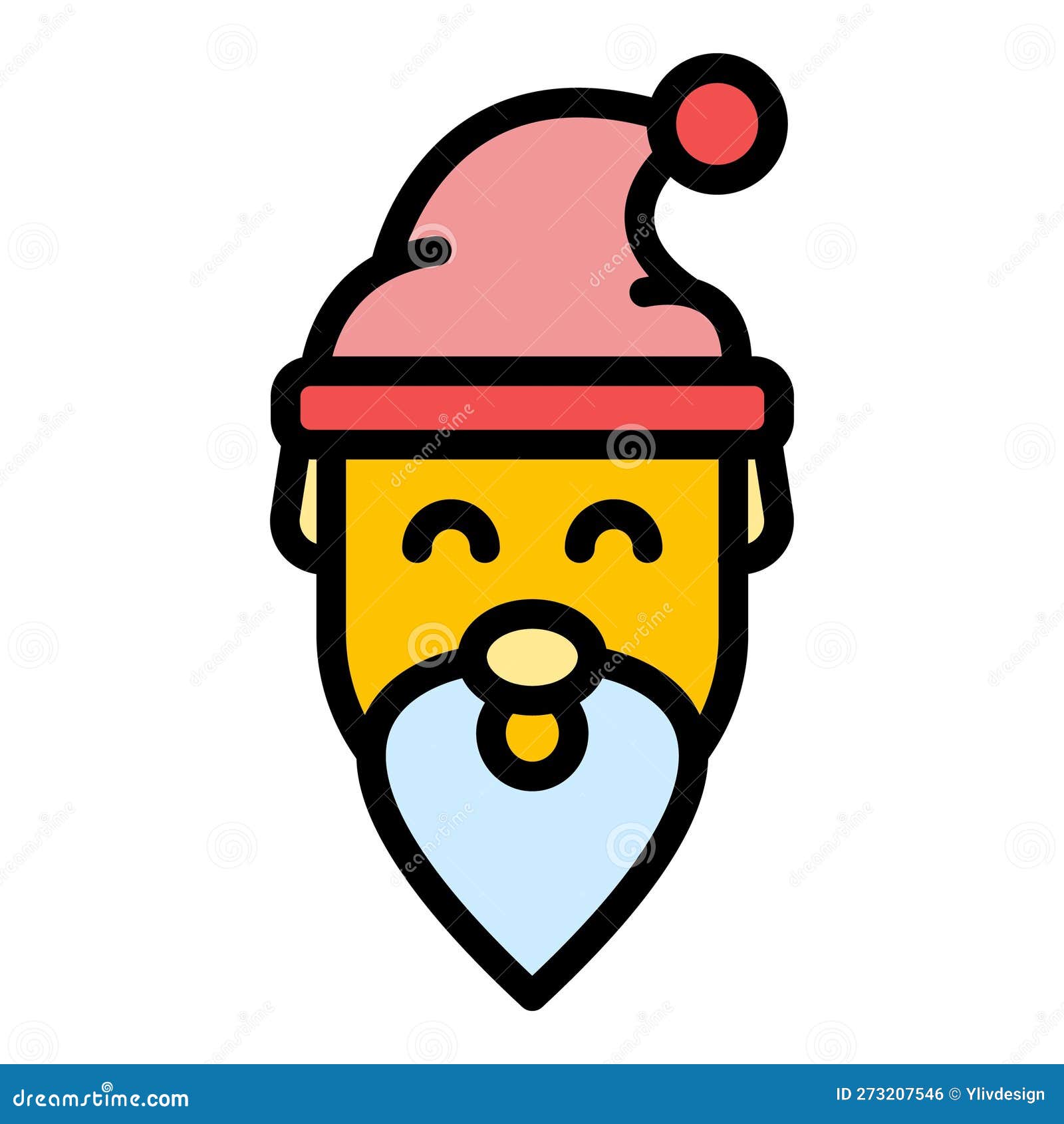 Gnome Dwarf Icon Vector Flat Stock Vector - Illustration of september ...