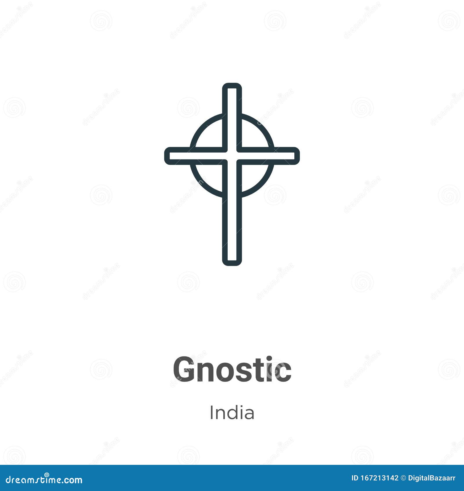 Gnostic Isolated Icon. Simple Element Illustration From India Concept ...