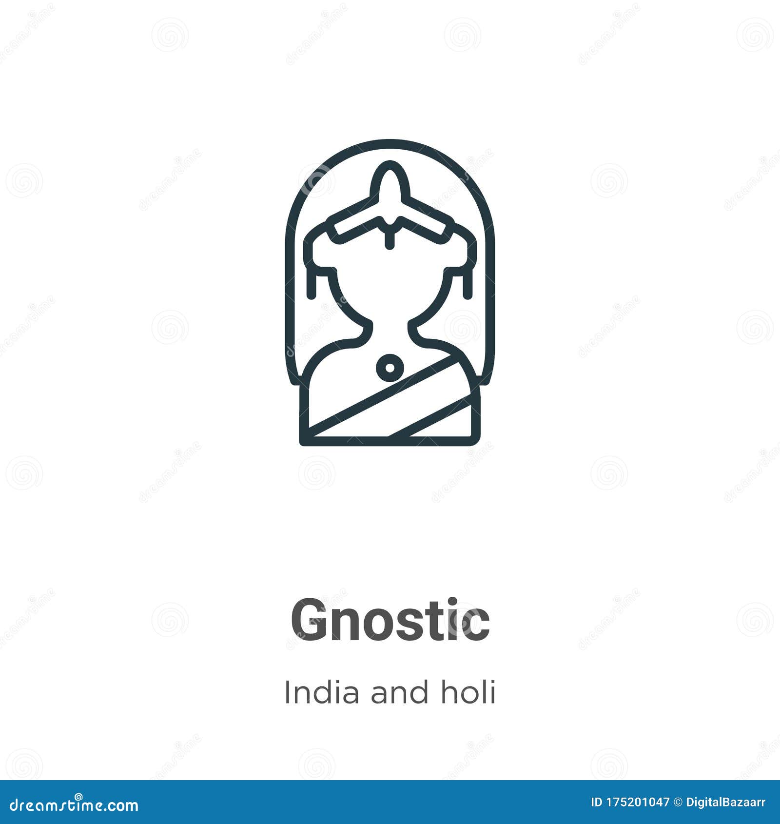 Gnostic Isolated Icon. Simple Element Illustration From India Concept ...