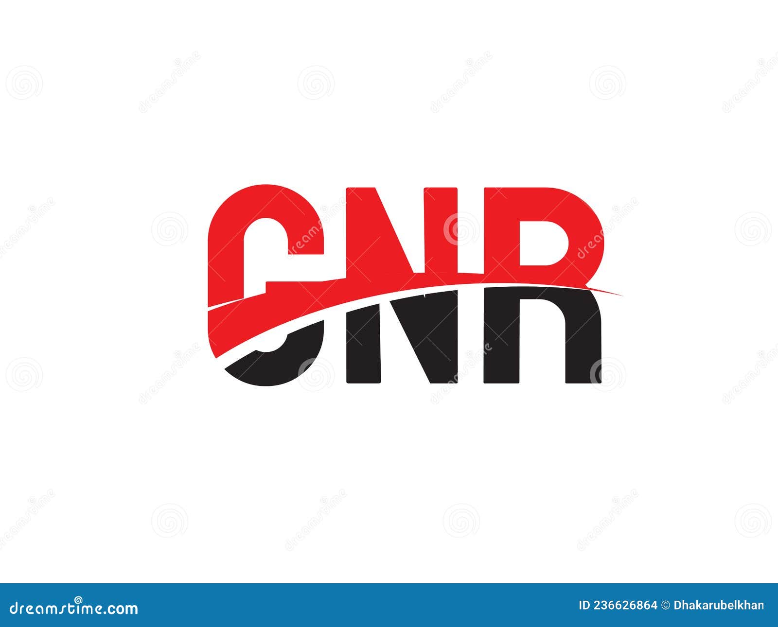 GNR Letter Initial Logo Design Vector Illustration Stock Vector ...