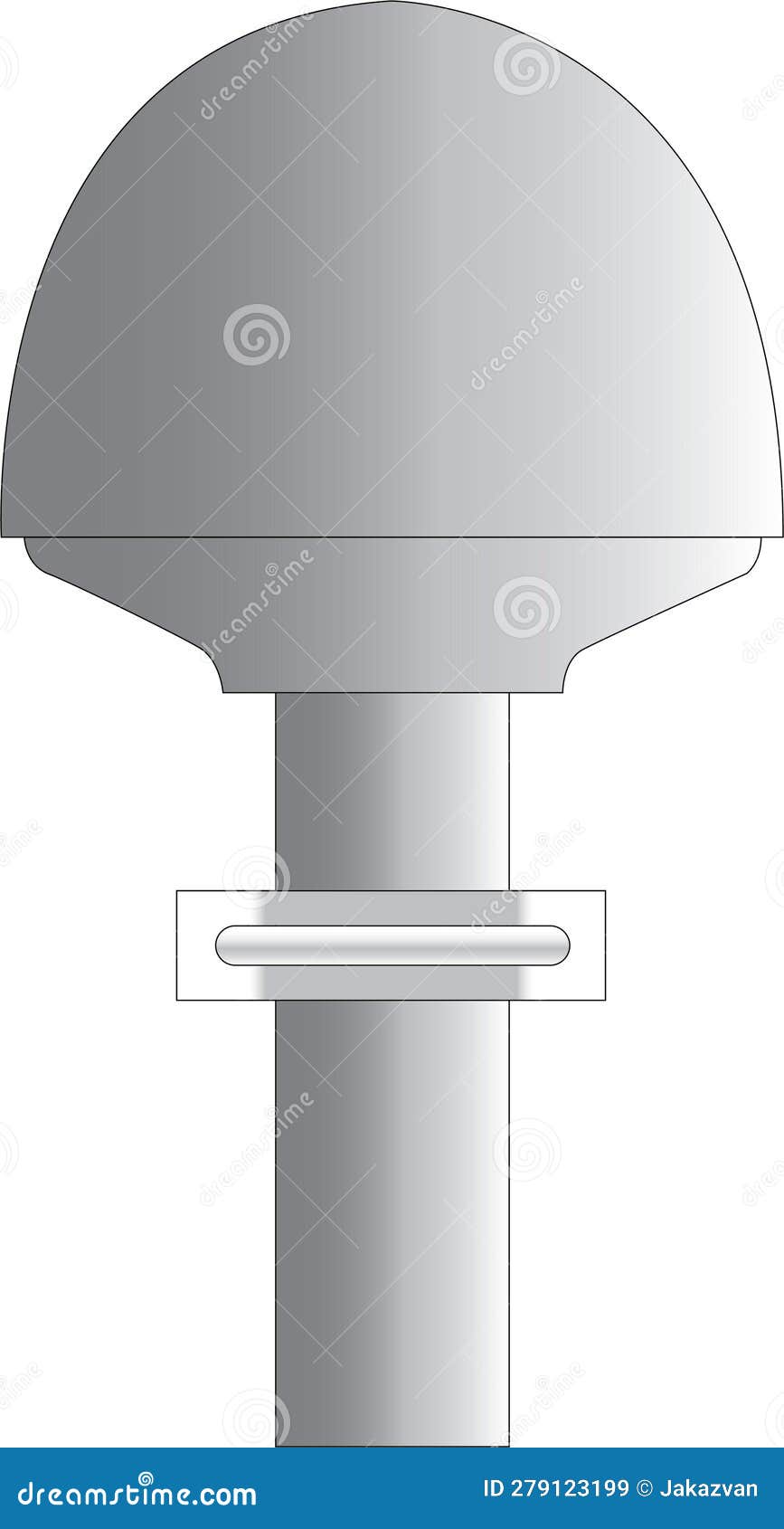 GNSS_Antenna stock vector. Illustration of mount, positioning - 279123199