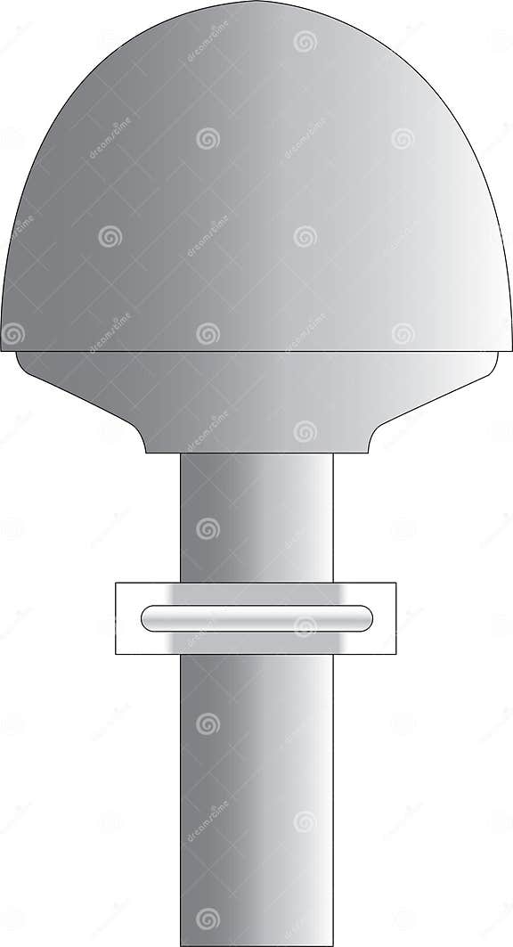 GNSS_Antenna stock vector. Illustration of mount, positioning - 279123199