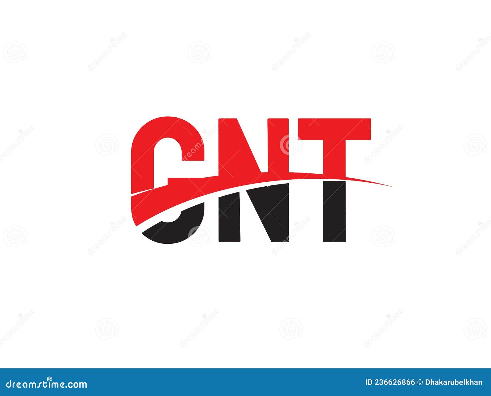 GNT Letter Initial Logo Design Vector Illustration Stock Vector ...