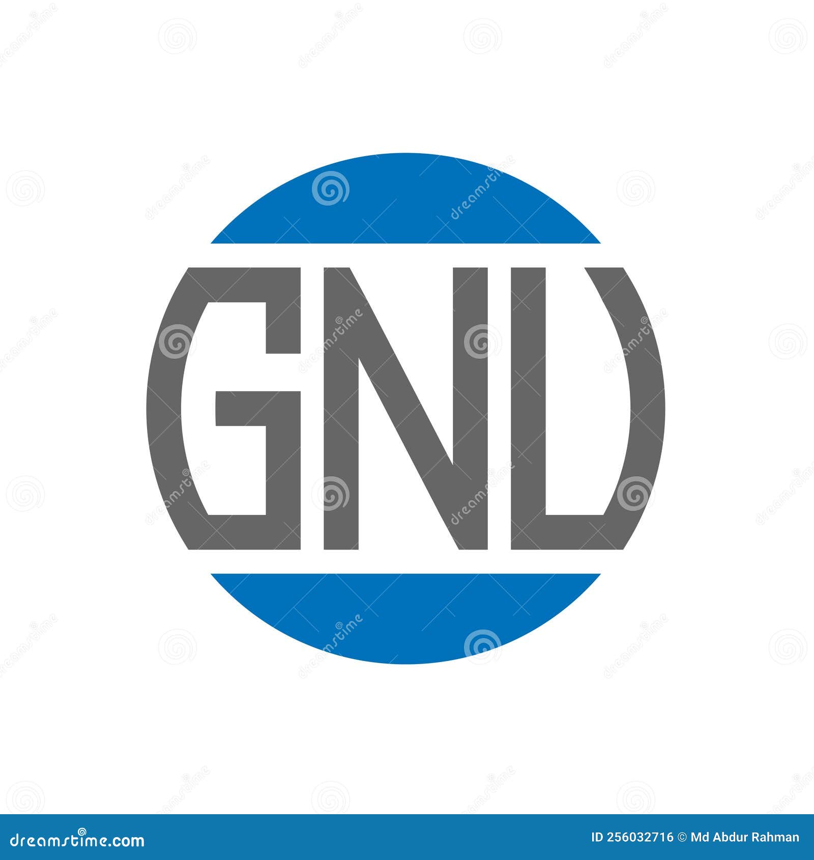 GNU Letter Logo Design on White Background. GNU Creative Initials ...