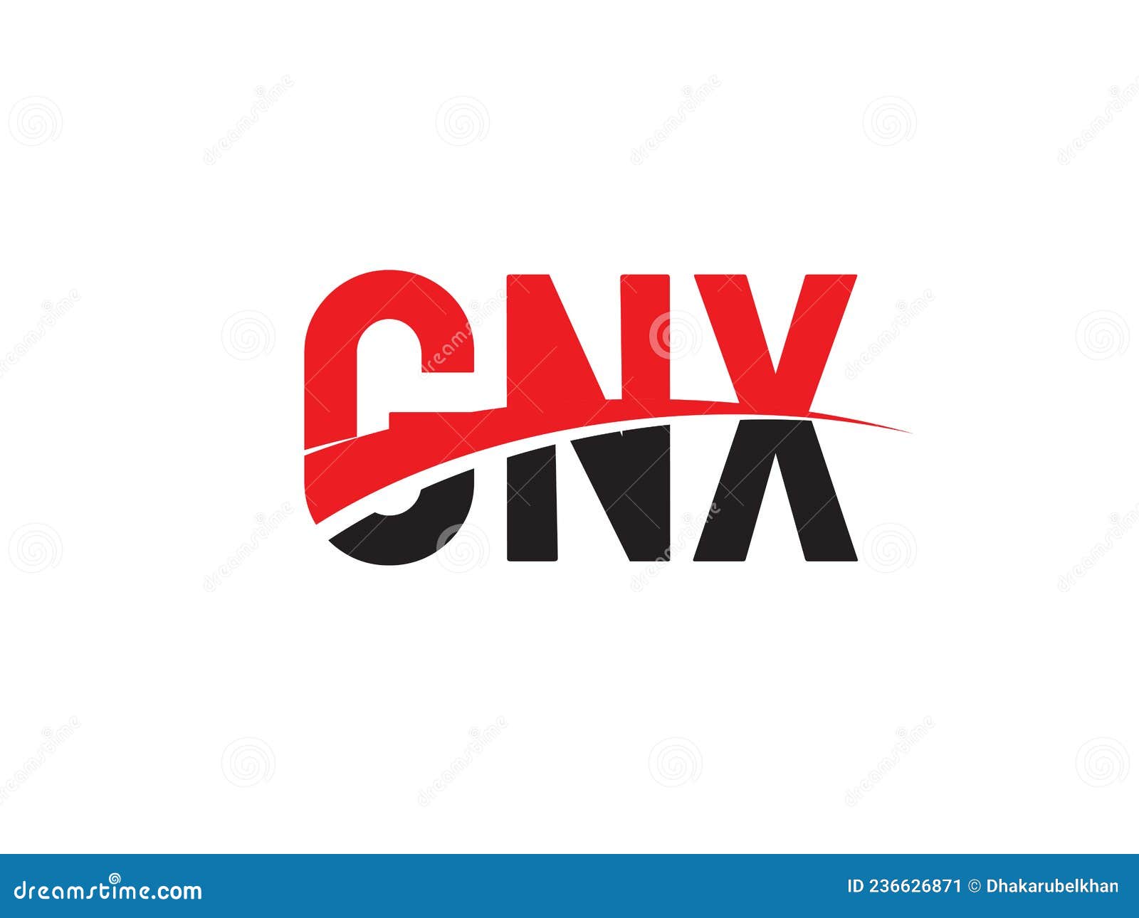 GNX Letter Initial Logo Design Vector Illustration Stock Vector - Illustration of marketing ...