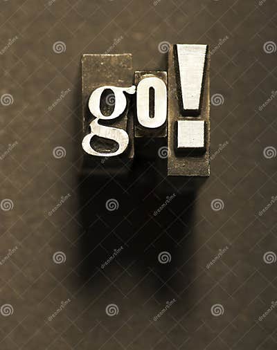 Go! stock image. Image of vintage, text, escape, sepia - 4970969