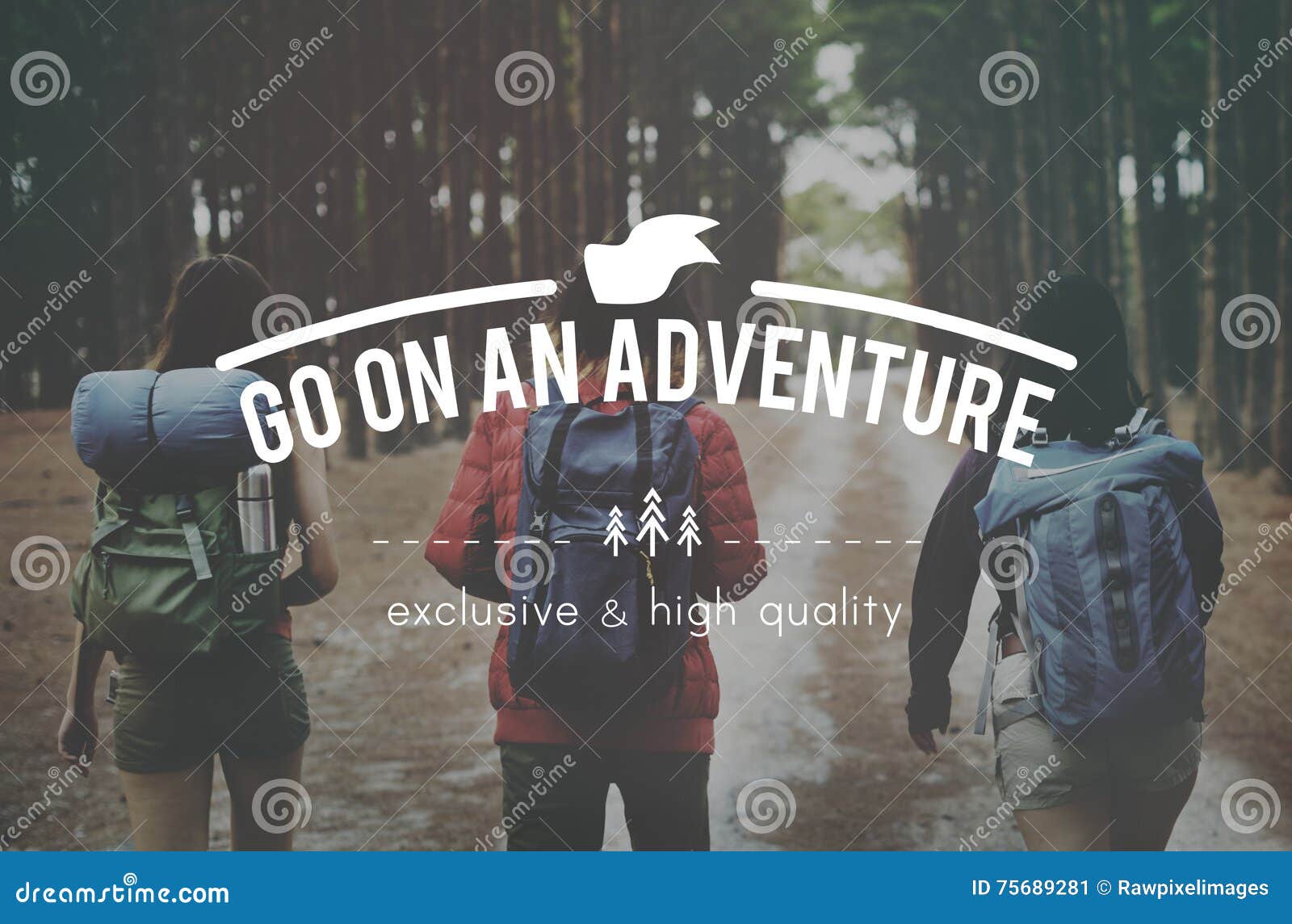 Go on Adventure Traveling Exploration Journey Concept Stock Image ...