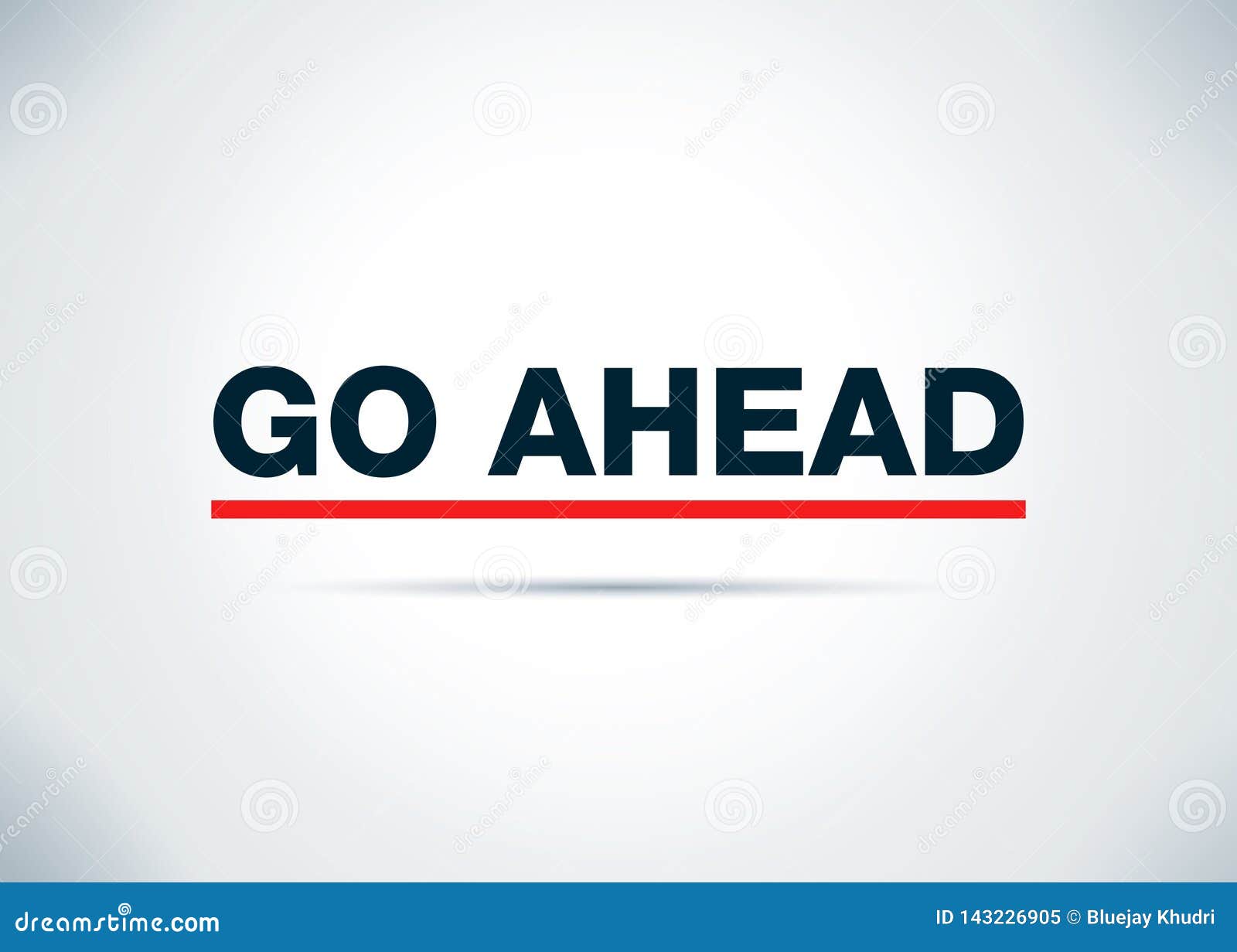 Go Ahead Abstract Flat Background Design Illustration Stock ...