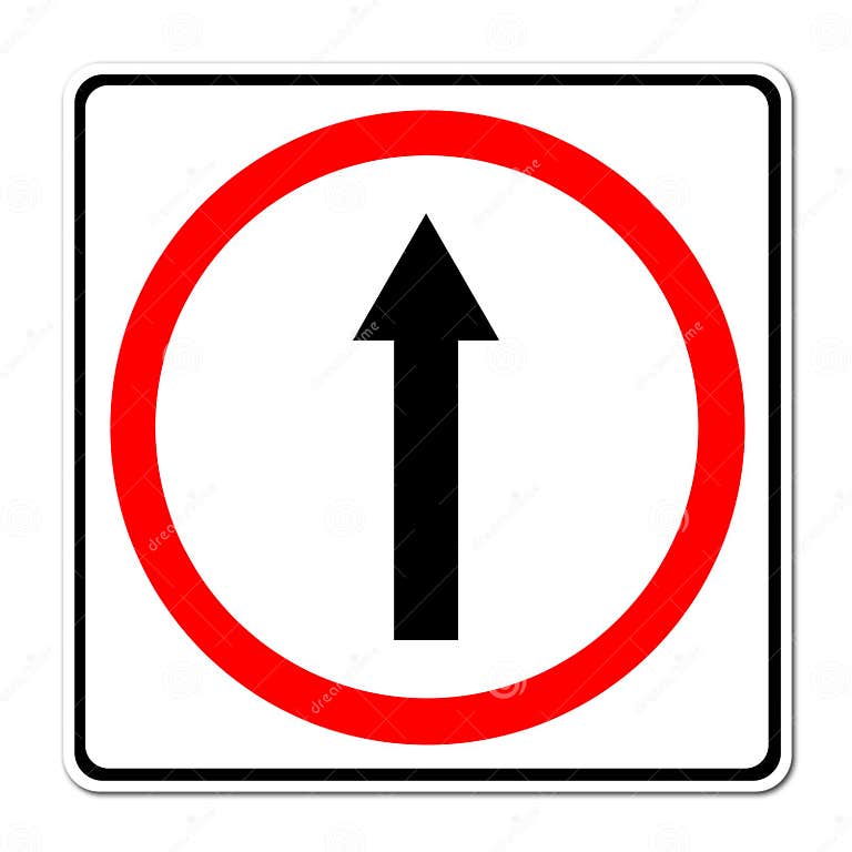 Go Ahead the Way ,forward Sign Stock Illustration - Illustration of ...