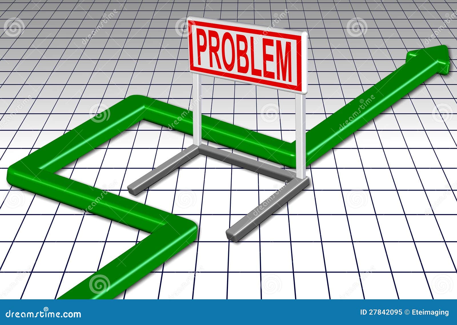 Go around problem stock illustration. Illustration of escaping - 27842095