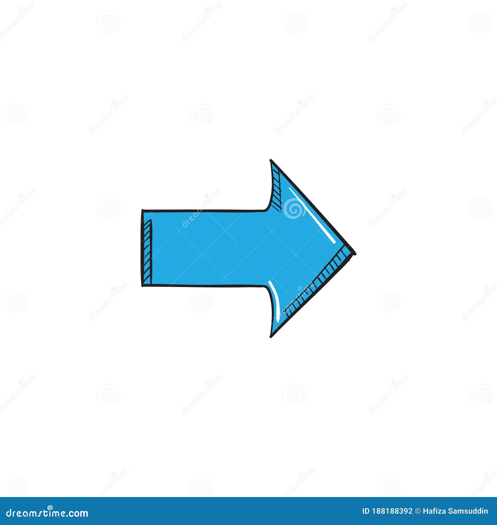 Go Arrow Icon. Vector Illustration Decorative Design Stock Vector ...