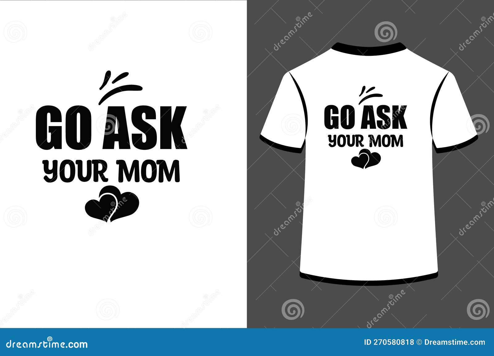 Go ask Your Mom. stock vector. Illustration of label - 270580818 Go ask Your Mom. stock vector. Illustration of label - 270580818