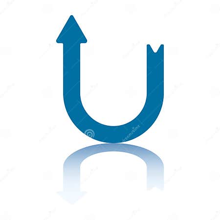 Go Back Arrow stock vector. Illustration of symbol, vertical - 6164288