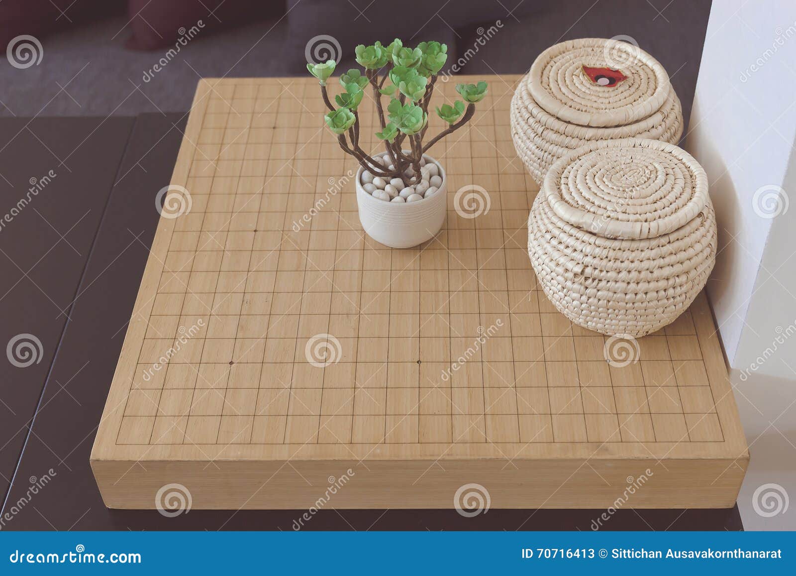 Go board game on a table stock image. Image of entertainment - 70716413
