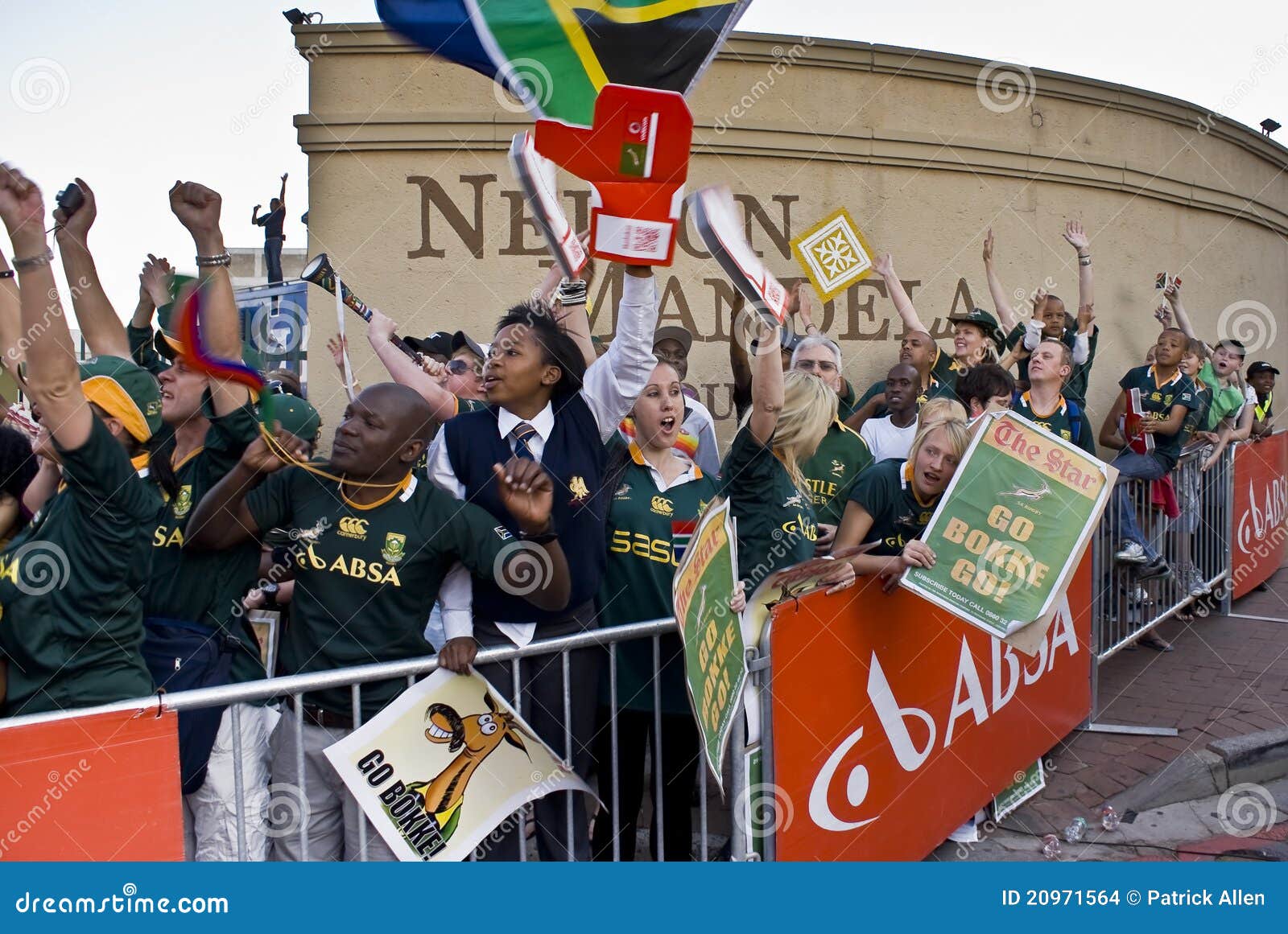 Go Bokke - Mass Farewell for Boks Editorial Stock Image - Image of ...