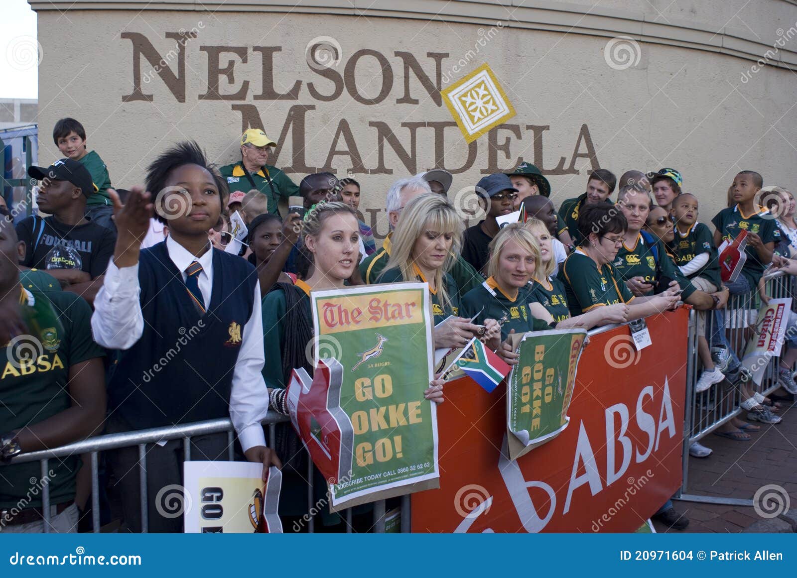 Go Bokke - Mass Farewell for Boks Editorial Stock Image - Image of ...
