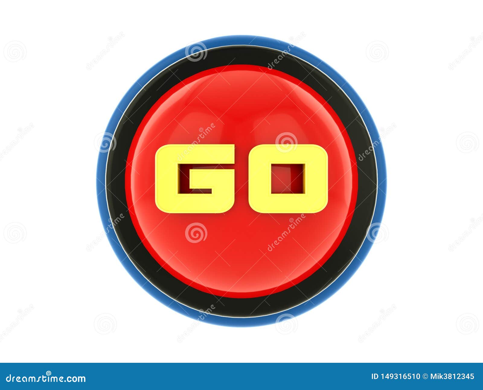 Go button icon stock illustration. Illustration of player - 149316510