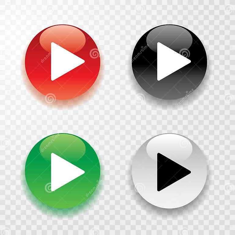 Go buttons stock vector. Illustration of glass, direction - 88919128