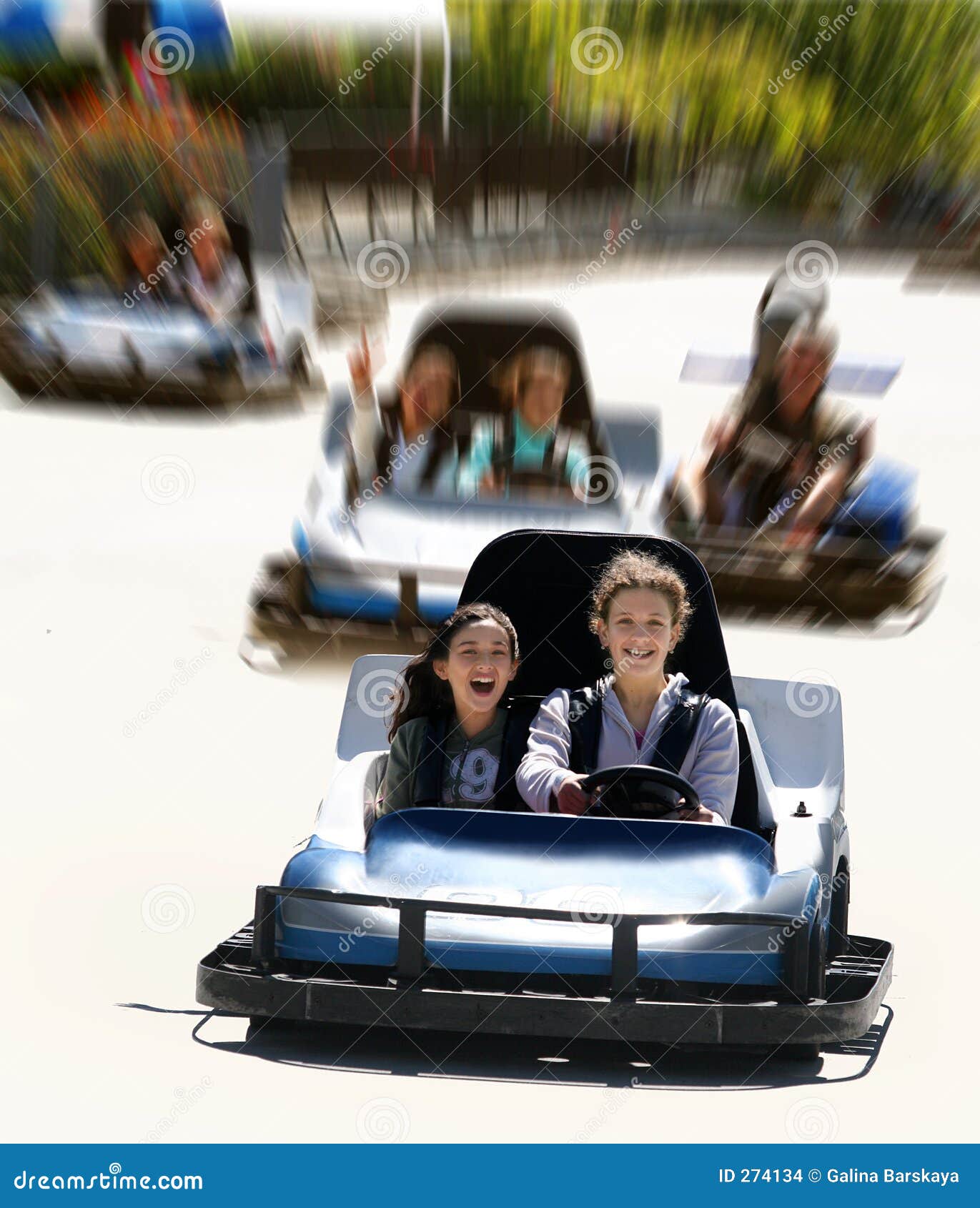 GO CART stock photo. Image of gokart, driving, gocart, girls - 274134