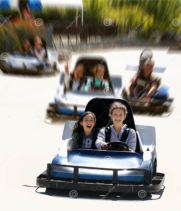 GO CART stock photo. Image of gokart, driving, gocart, girls - 274134