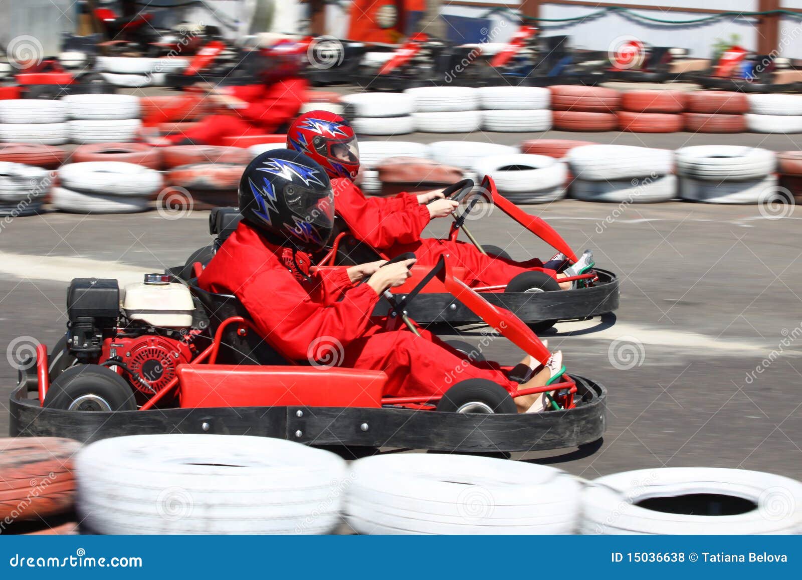 Go cart race stock photo. Image of driving, race, leisure - 15036638