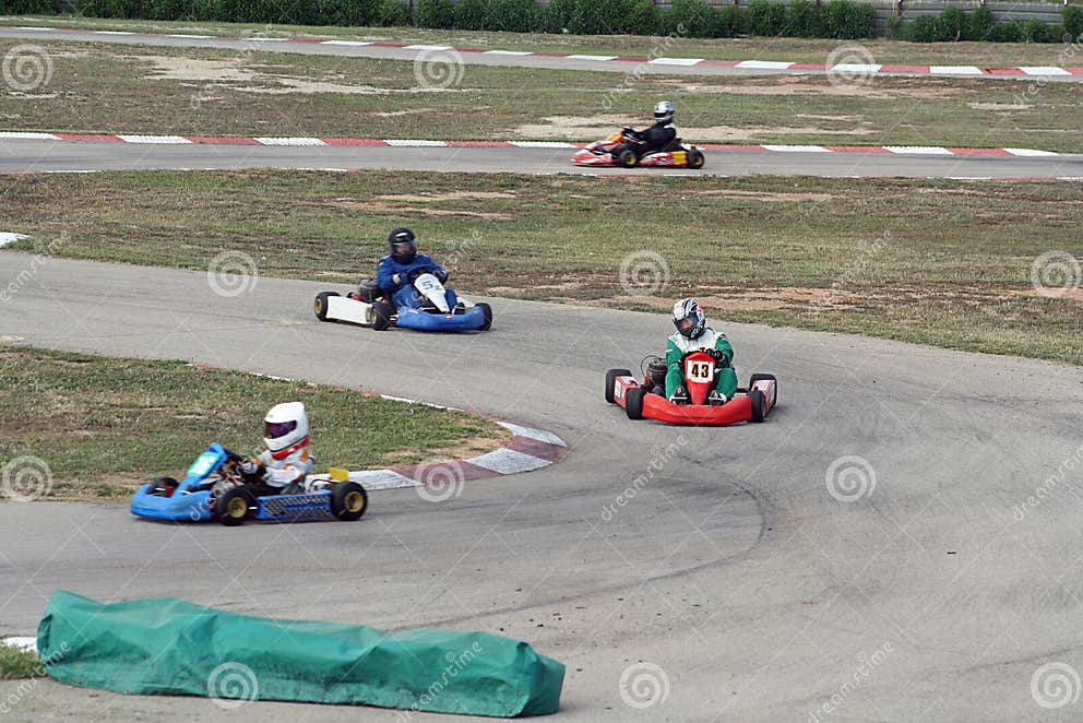 Go cart racing stock photo. Image of youth, play, ride - 756676